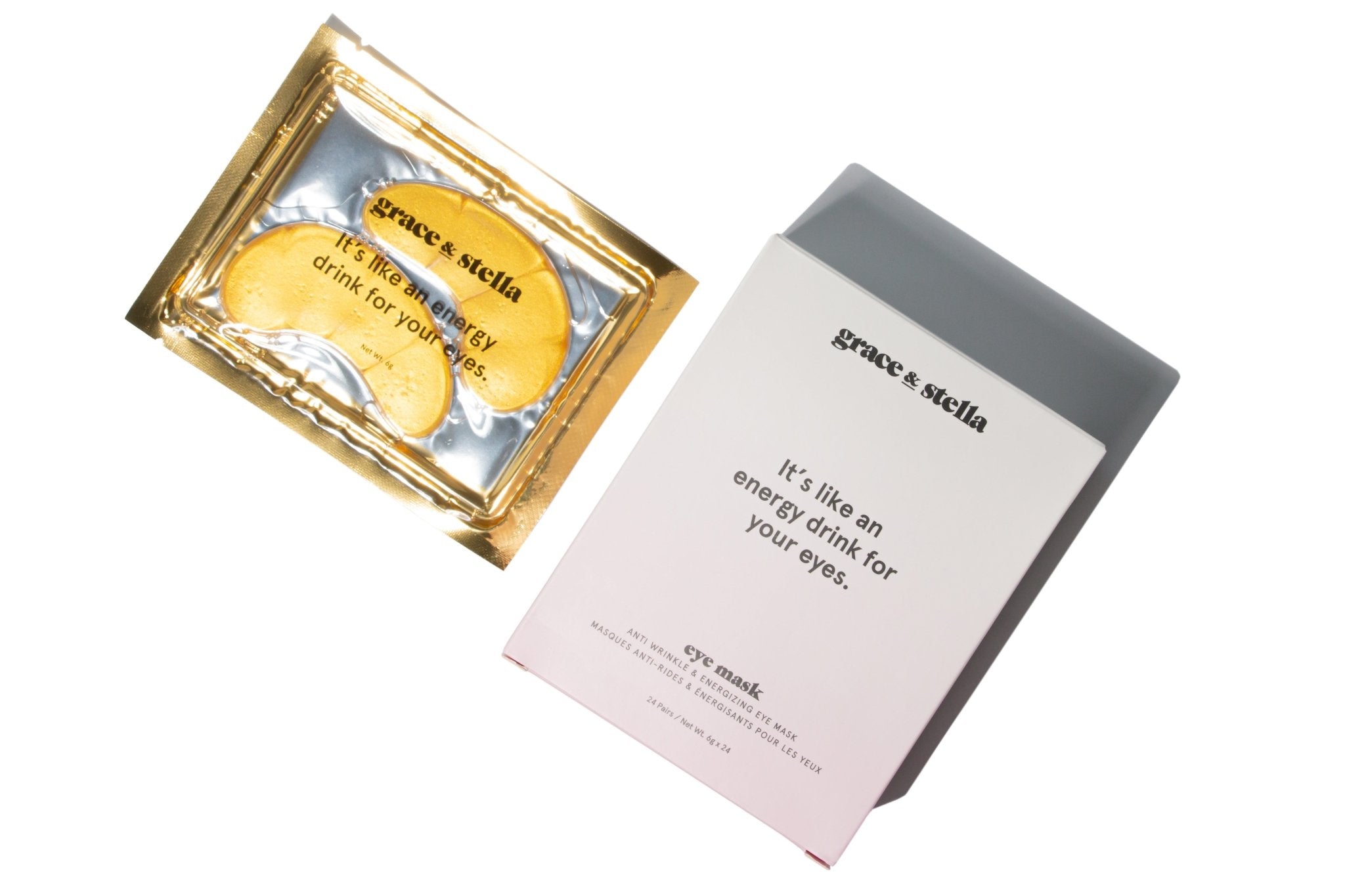 Peter Thomas Roth 24k Gold Hydra-Gel Eye Patches vs Grace & Stella Ene