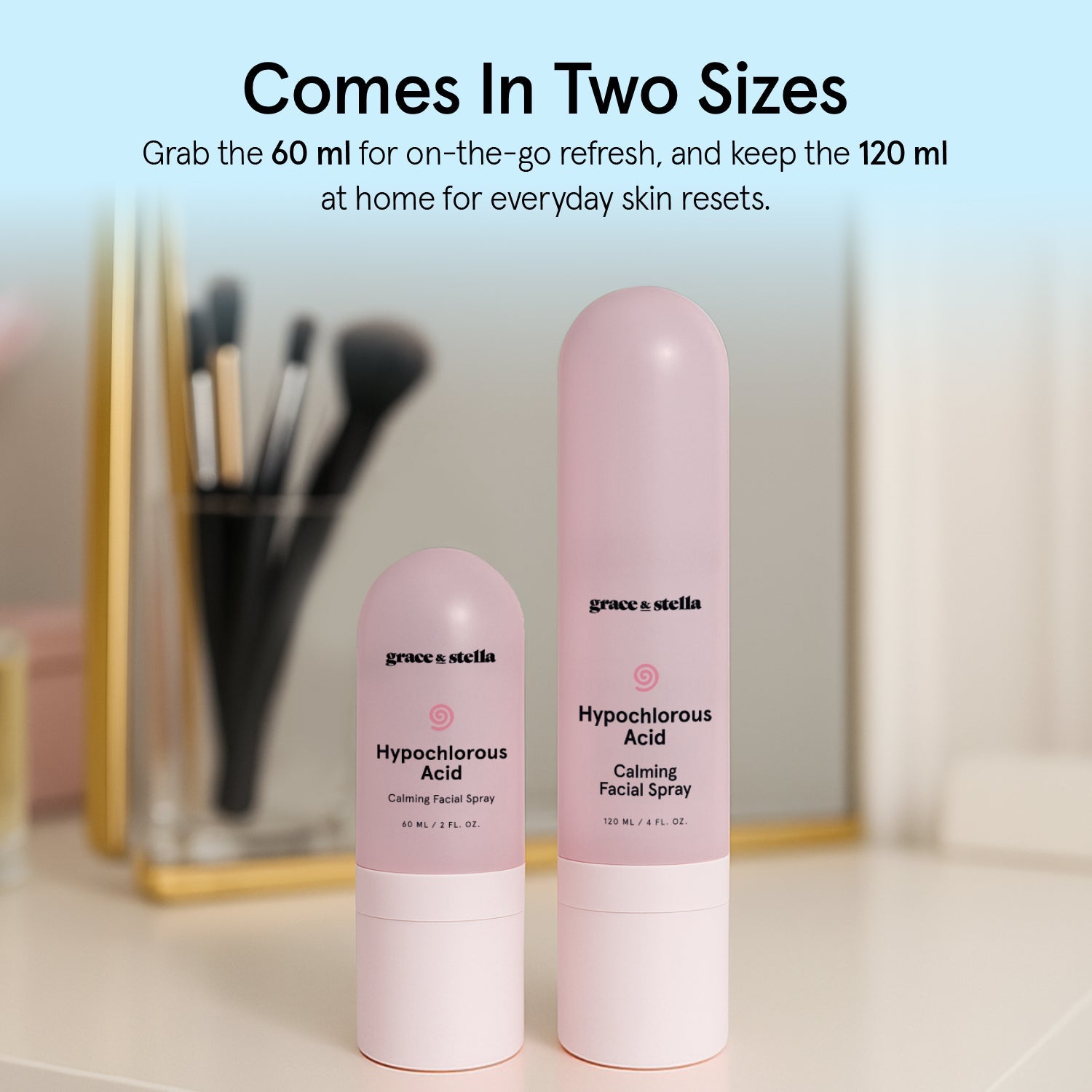 hypochlorous acid face spray for acne & redness by grace & stella