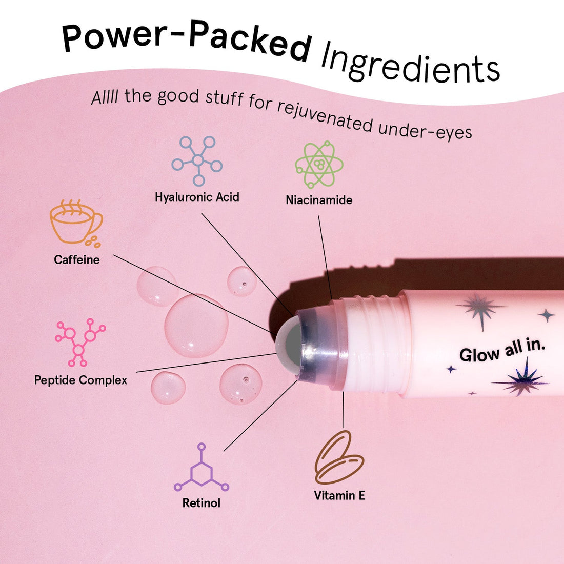 best under eye serum roller by grace & stella