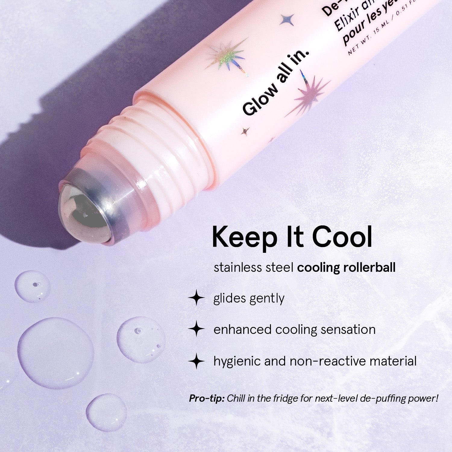 best under eye serum roller by grace & stella