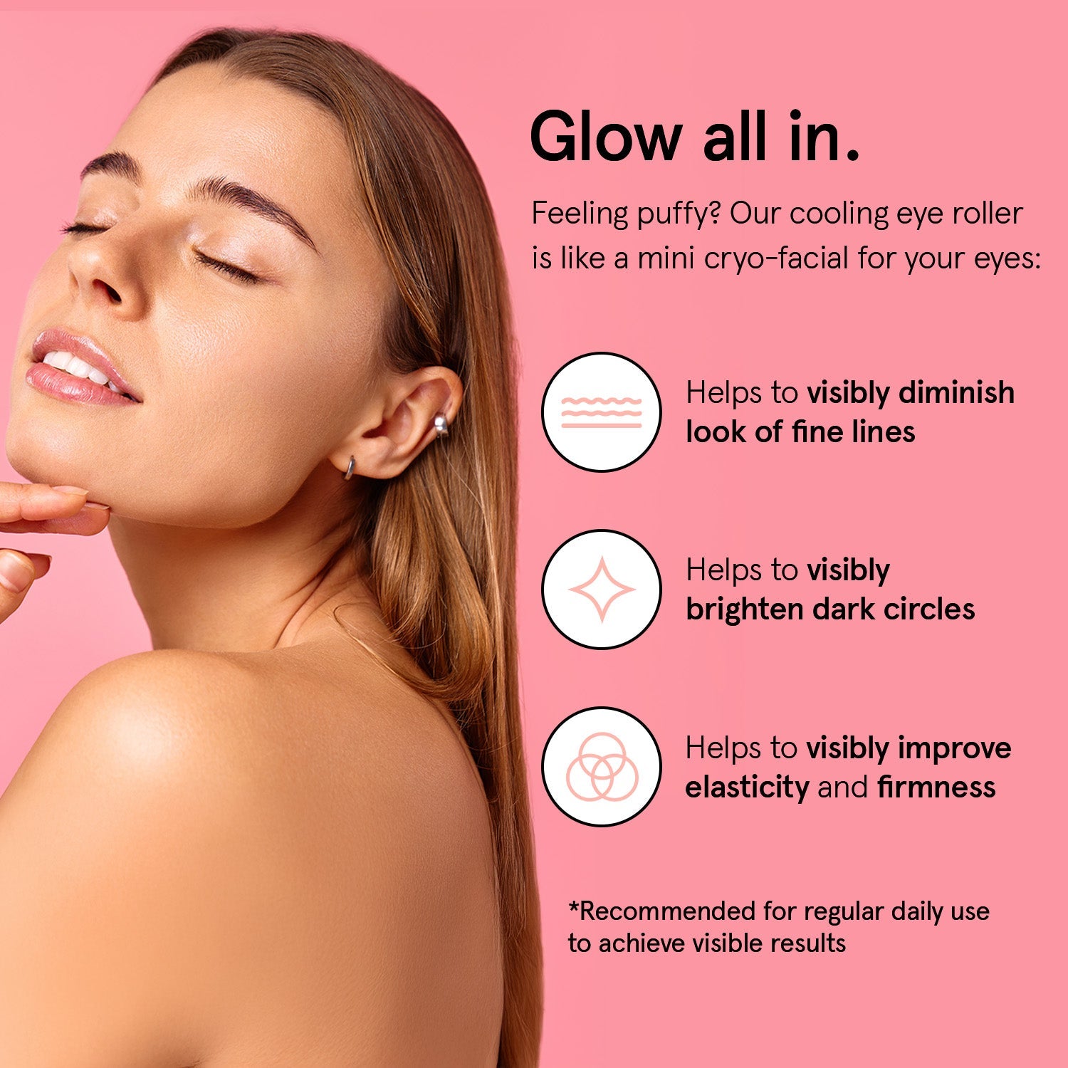 best under eye serum roller by grace & stella