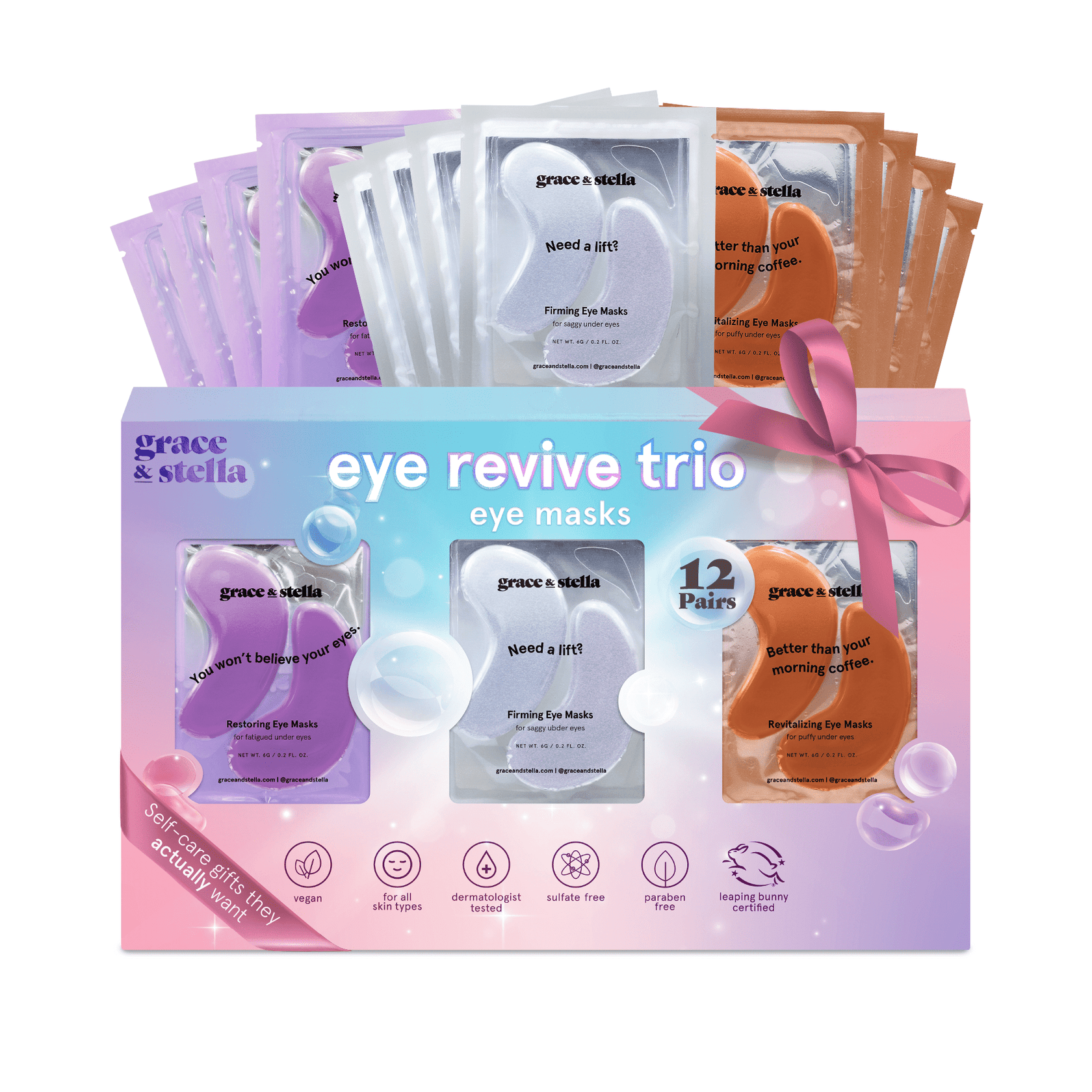 best under eye patch gift set by grace and stella – grace & stella