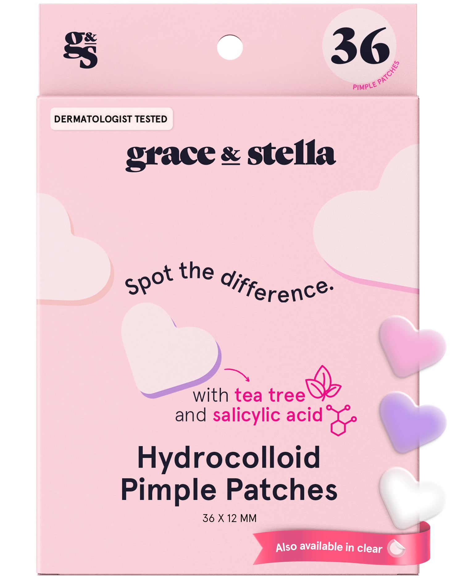 Best pimple patches with cute shapes by grace & stella