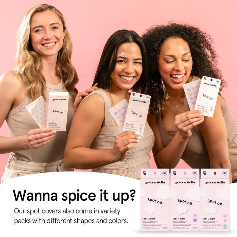 Best pimple patches with cute shapes by grace & stella
