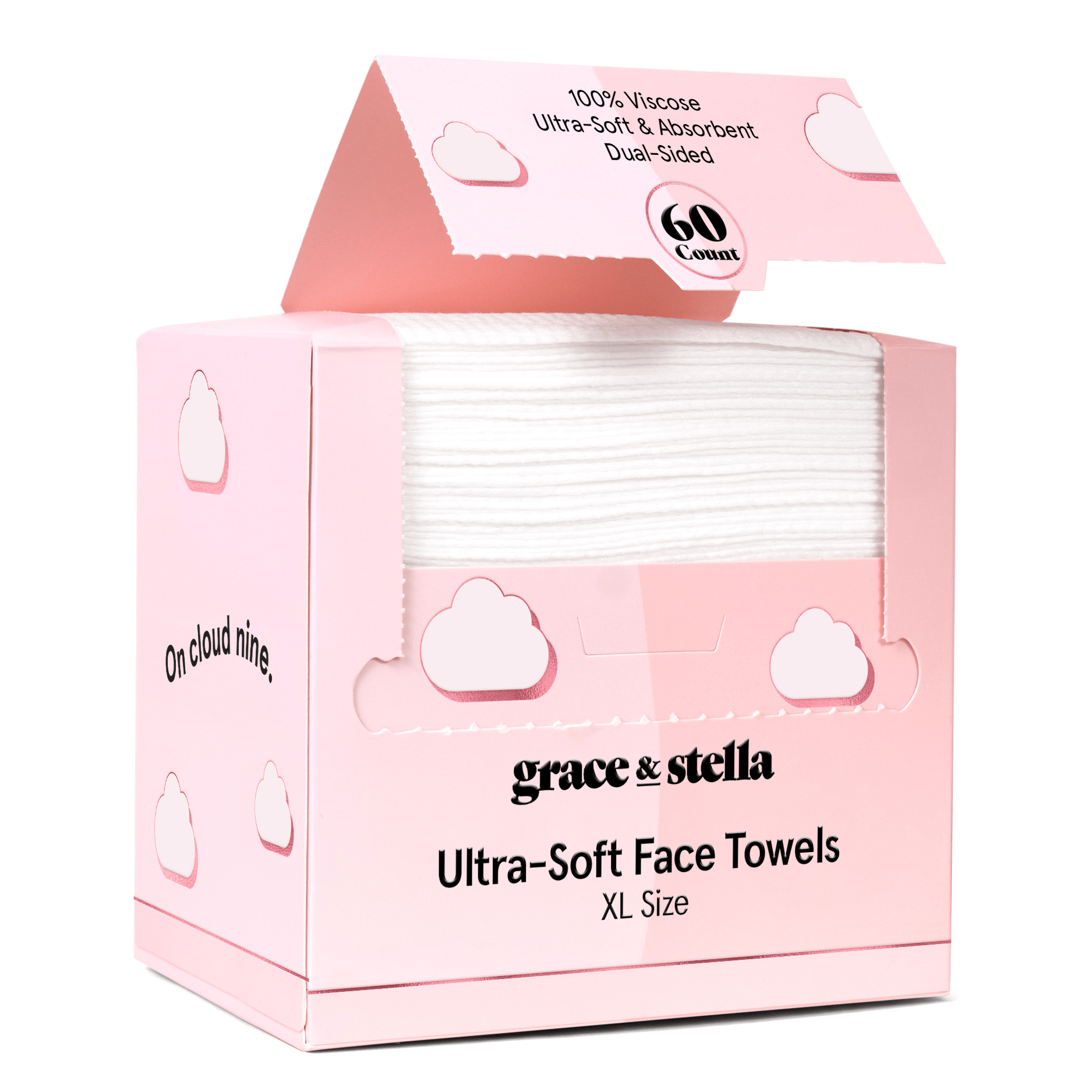 disposable face towels for sensitive skin by grace & stella