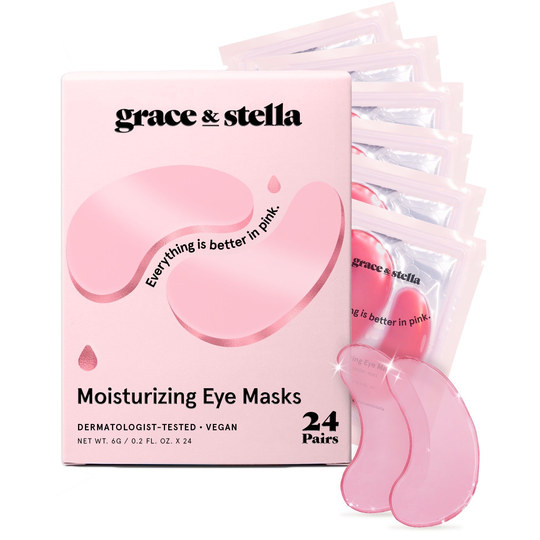 Under Eye Masks for Puffiness & Dark Circles by grace & stella