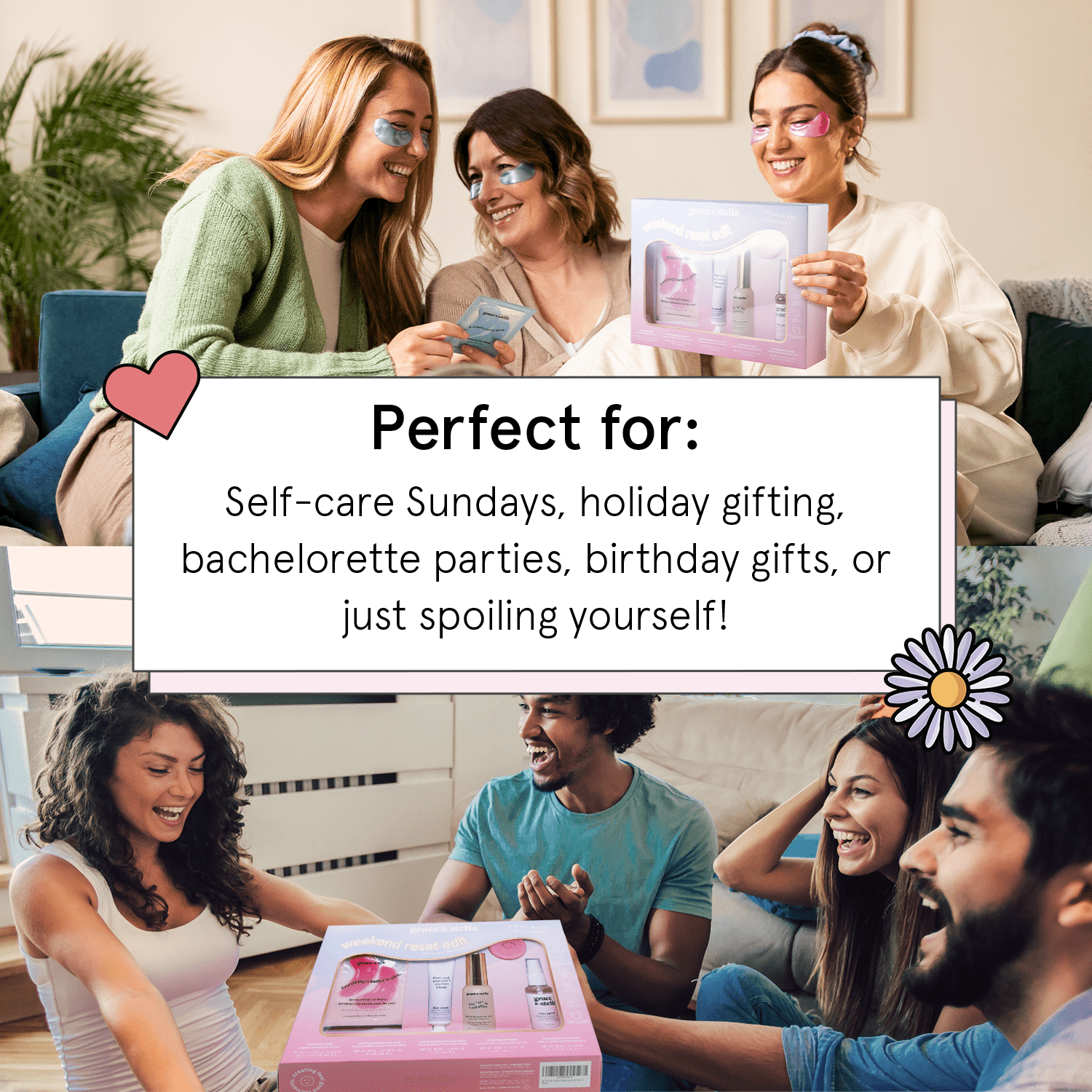 weekend reset edit gift set for women by grace & stella