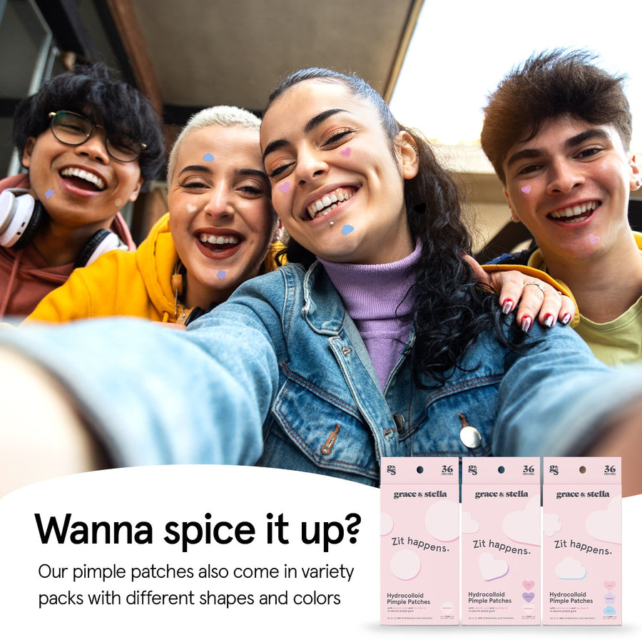 Best pimple patches with cute shapes by grace & stella