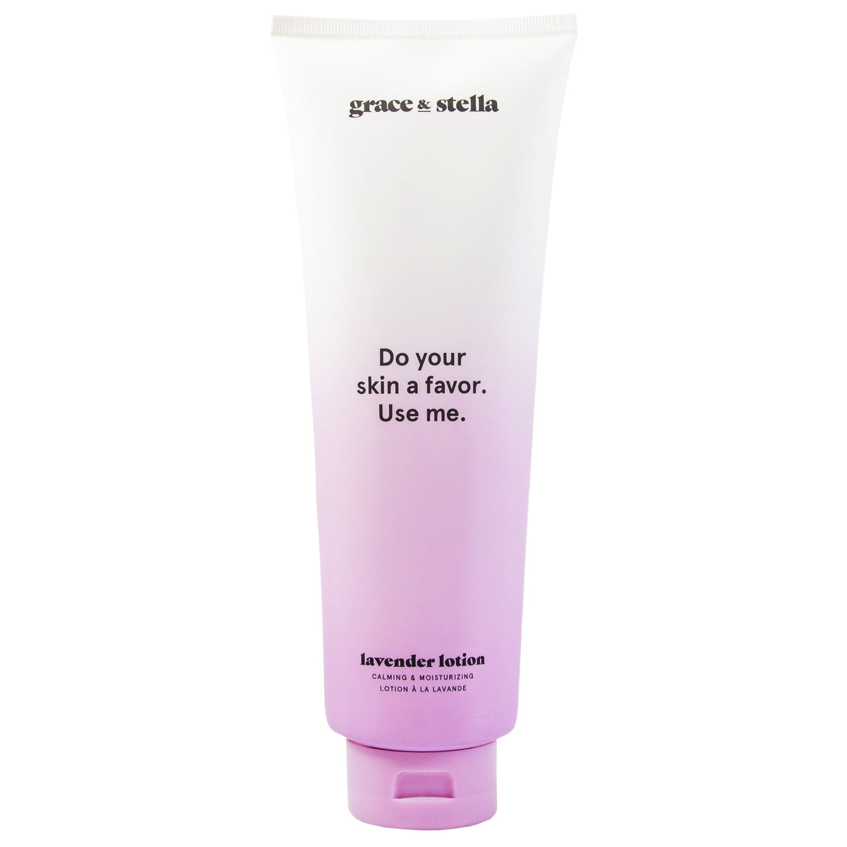 lavender body lotion for dry skin by grace & stella
