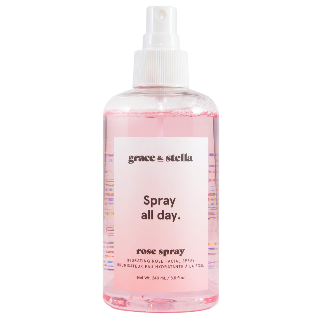 rose water face mist spray by grace & stella